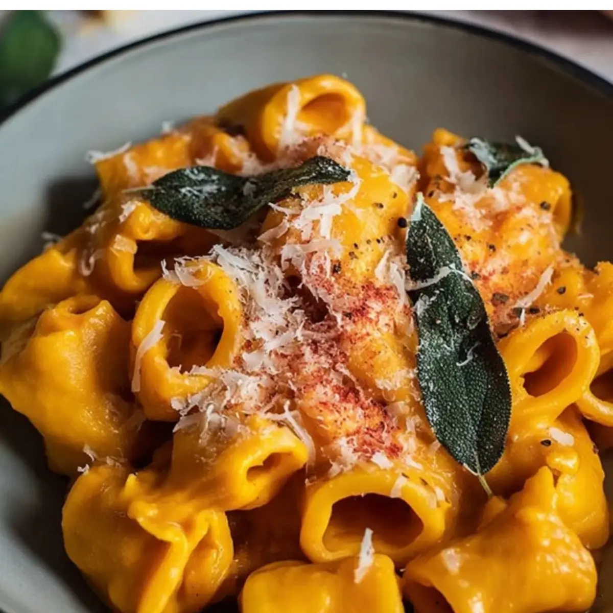 Kürbis Pasta mit Parmesan – Cremig und Einfach - Noras Kreationen