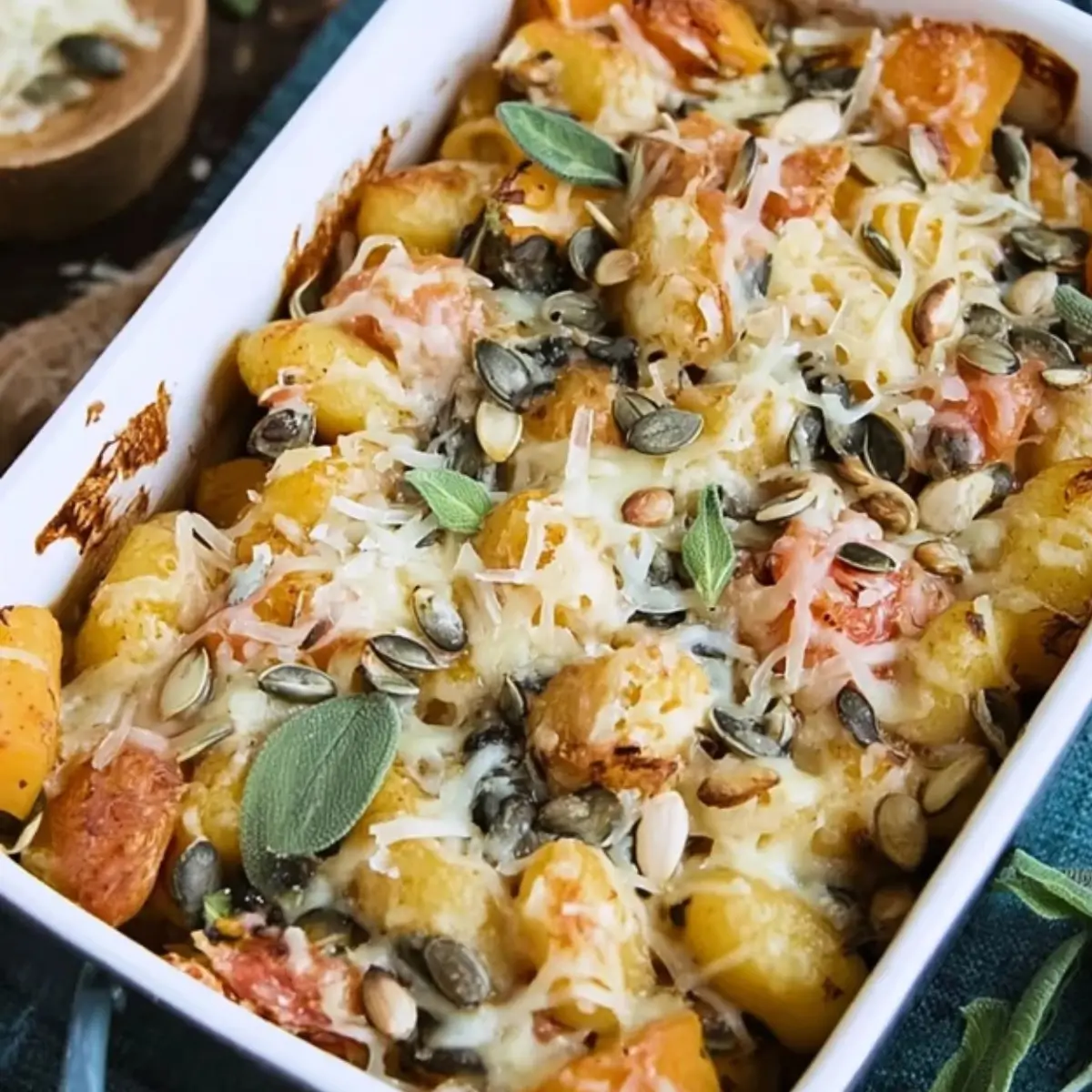 Vegetarischer Kürbis-Gnocchi-Auflauf – Cremig, Herzhaft & Einfach - Noras Kreationen