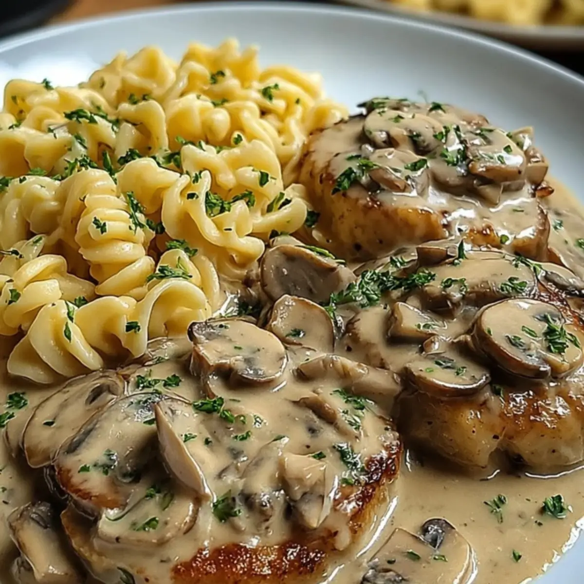 Medaillons in Champignon Rahmsoße mit Spätzle – Ein klassisches ...