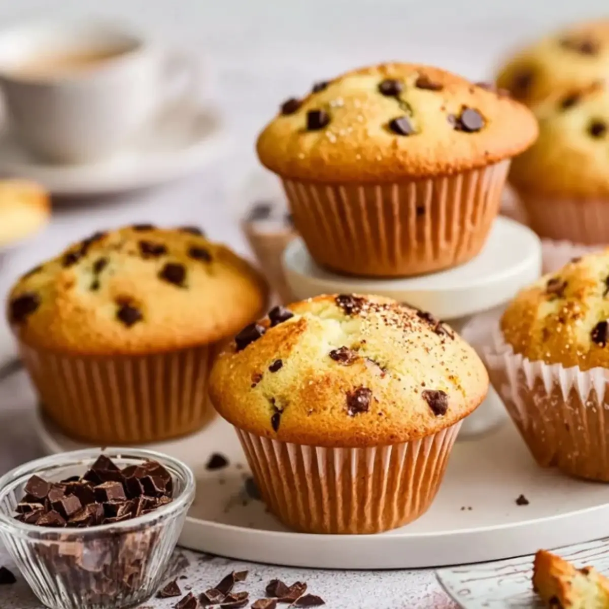 Muffins mit Schokostückchen – Bestes Rezept in 5 Schritten - Noras ...