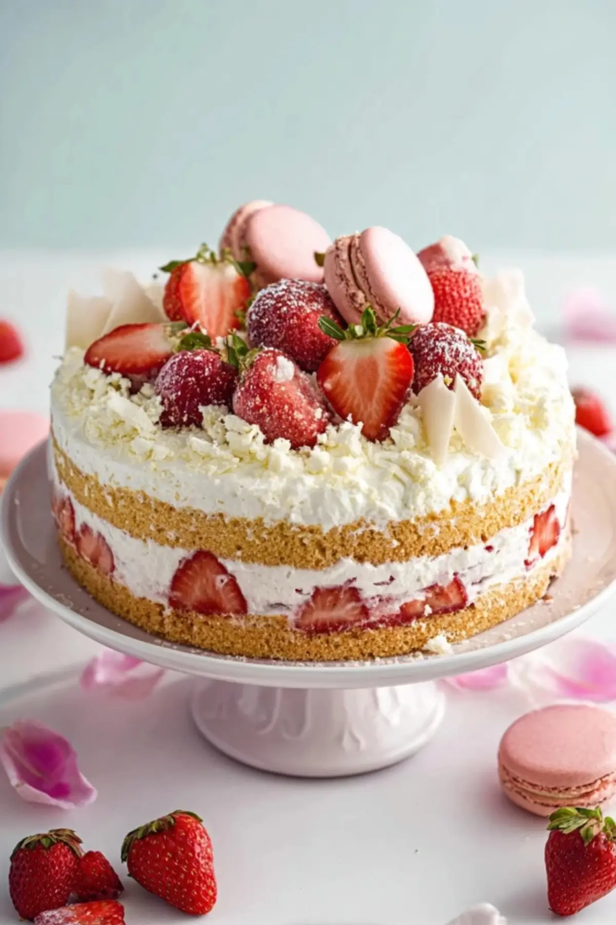 Erdbeertorte mit weißer Schokolade & Quarkcreme – Ein sommerlicher ...