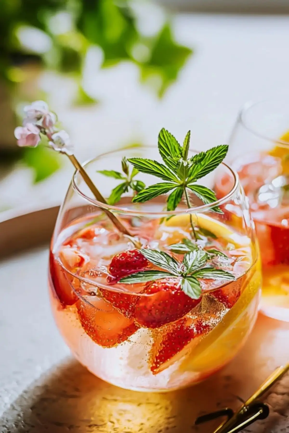 Maibowle Mit Erdbeeren